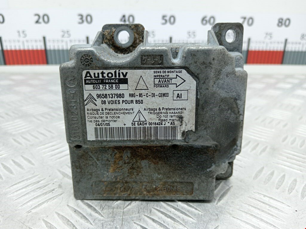 Блок управления Air Bag Citroen C4 1 603725800 арт. 1949634