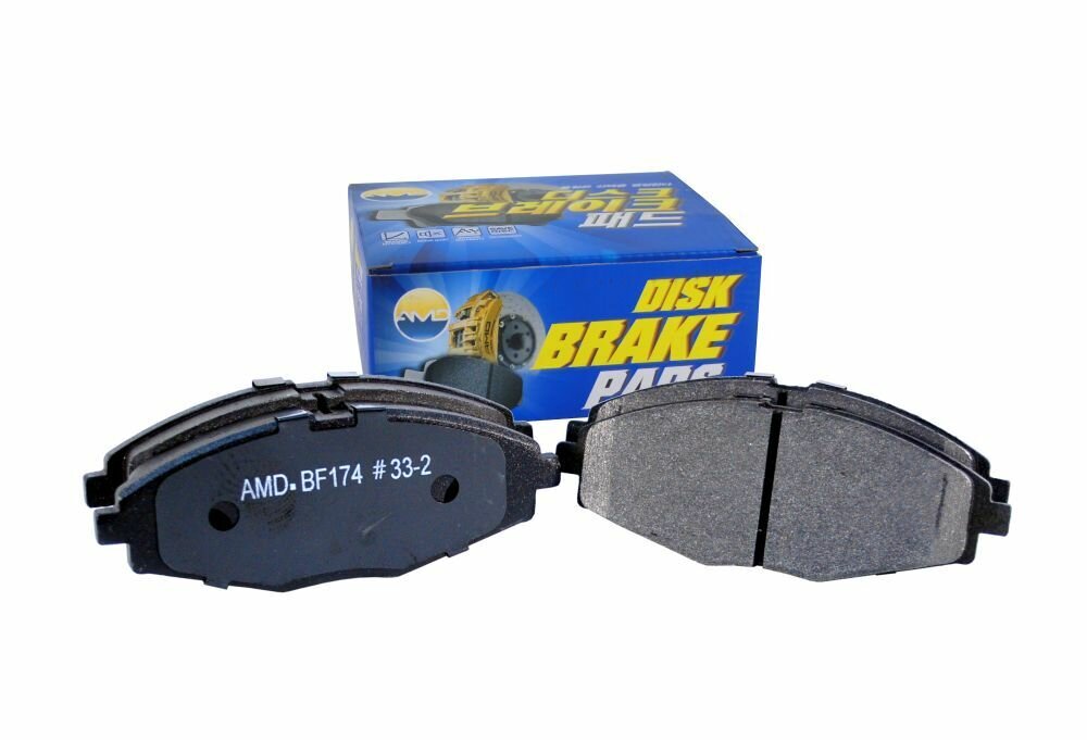 Колодка дискового тормоза 96273708 AMD. BF174 для DAEWOO Nexia R13 Matiz M100, M150 CHEVROLET Lanos T100 Spark M200