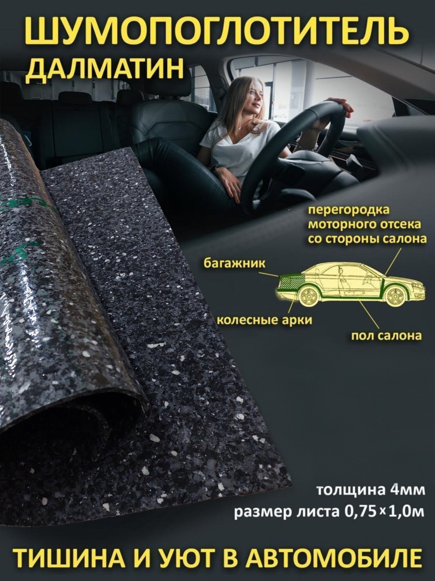 Шумоизоляция авто, звукоизоляция