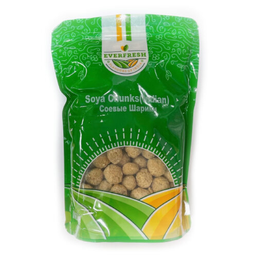 SOYA CHUNKS Indian, Everfresh (соевые шарики, Эверфреш), 250 г.