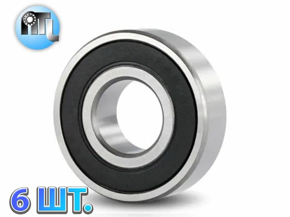 Комплект 6 шт. Подшипник 629-2RS (180029) NTL Bearing