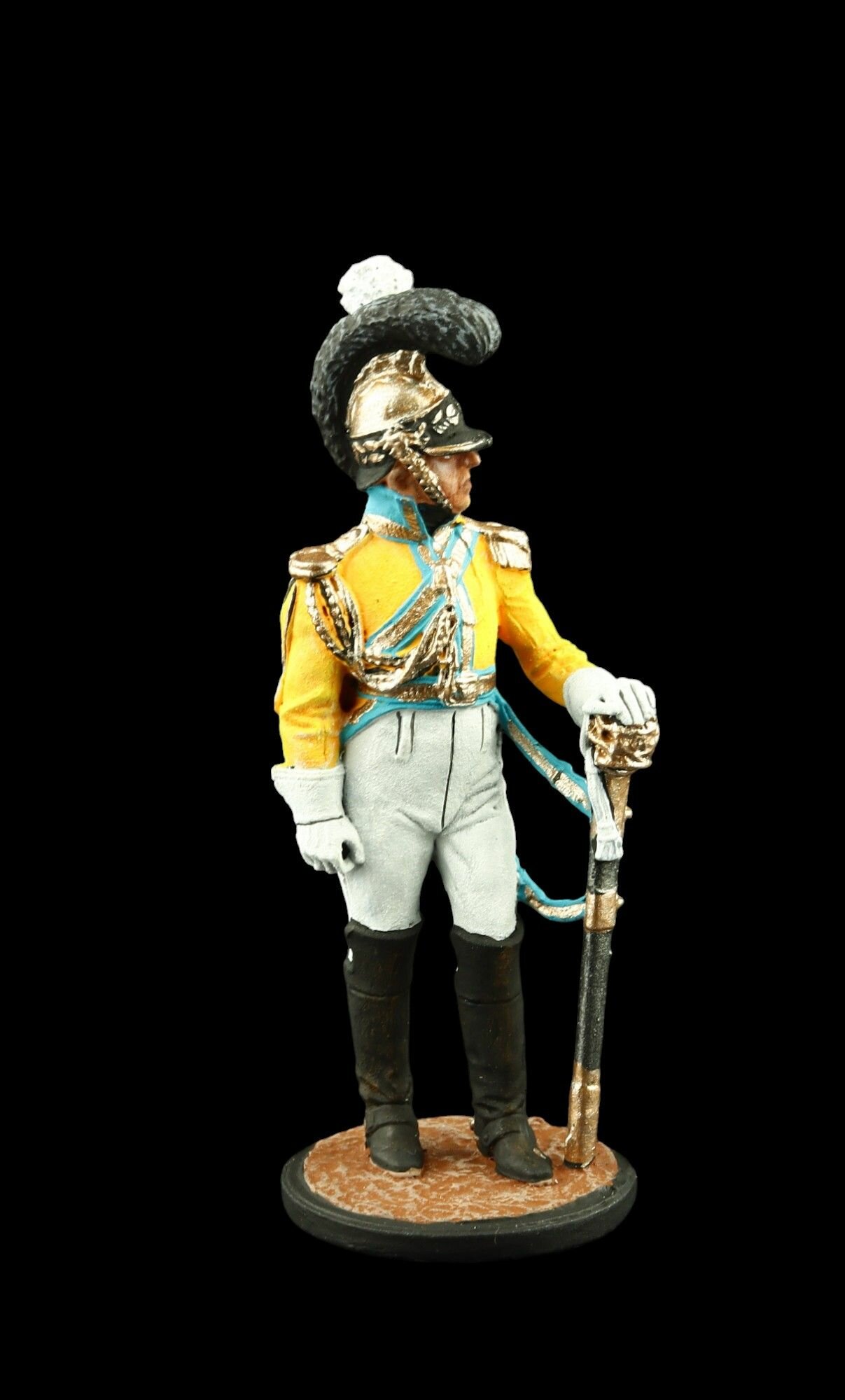 Оловянный солдатик: Офицер полка "Гард дю Кор". Саксония, 1810-13 гг.