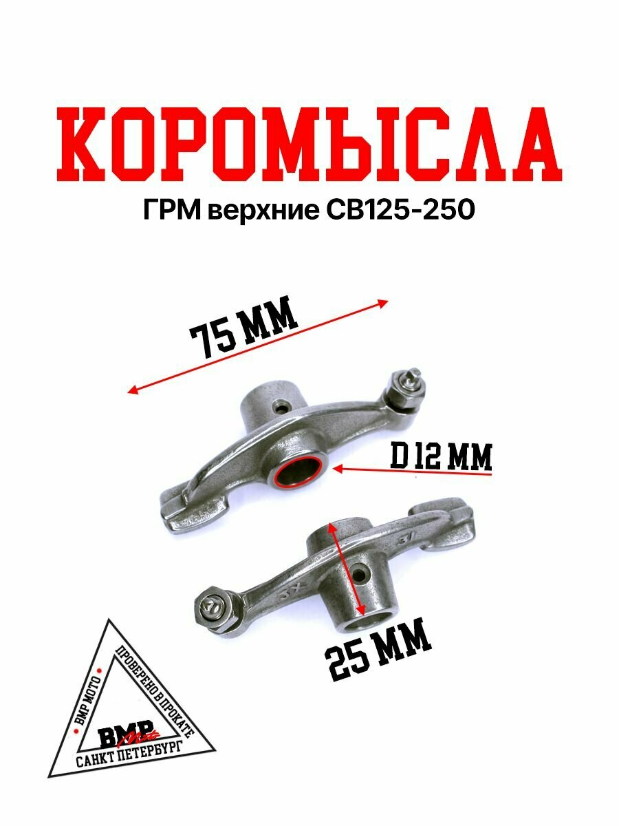 Коромысла ГРМ верхние CB125-250 165FMM YX167FMM