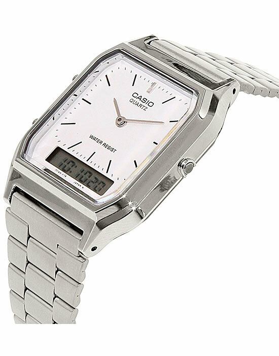 Наручные часы CASIO, белый/серебряный — фото 1