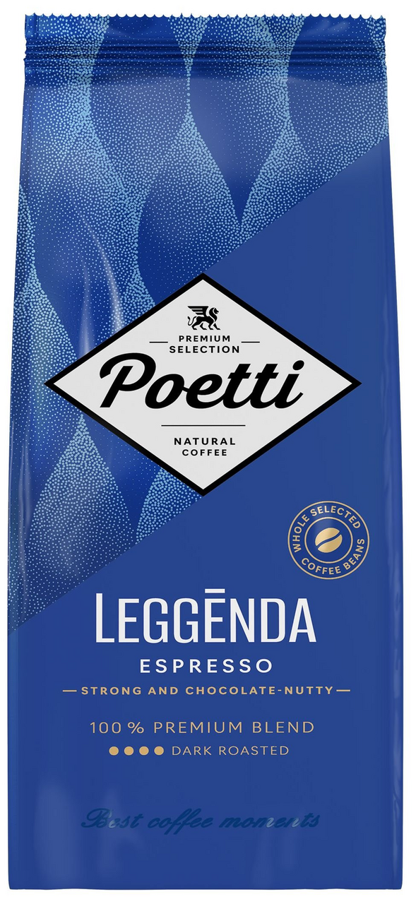 Кофе Poetti Leggenda Эспрессо в зернах 1 кг