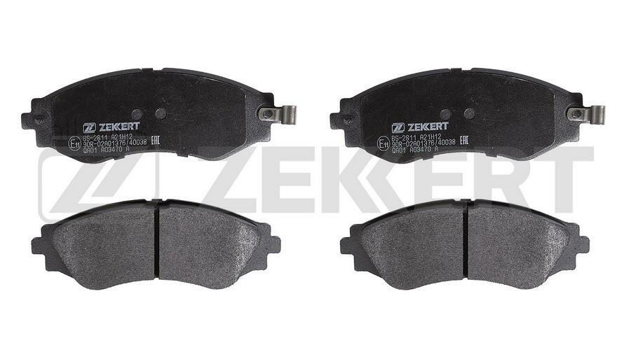 ZEKKERT BS-2811 Колодки торм. диск. передн. Chevrolet Epica (V250) 05- Lacetti (J200) 05- Daewoo Lanos (KLAT) 97-