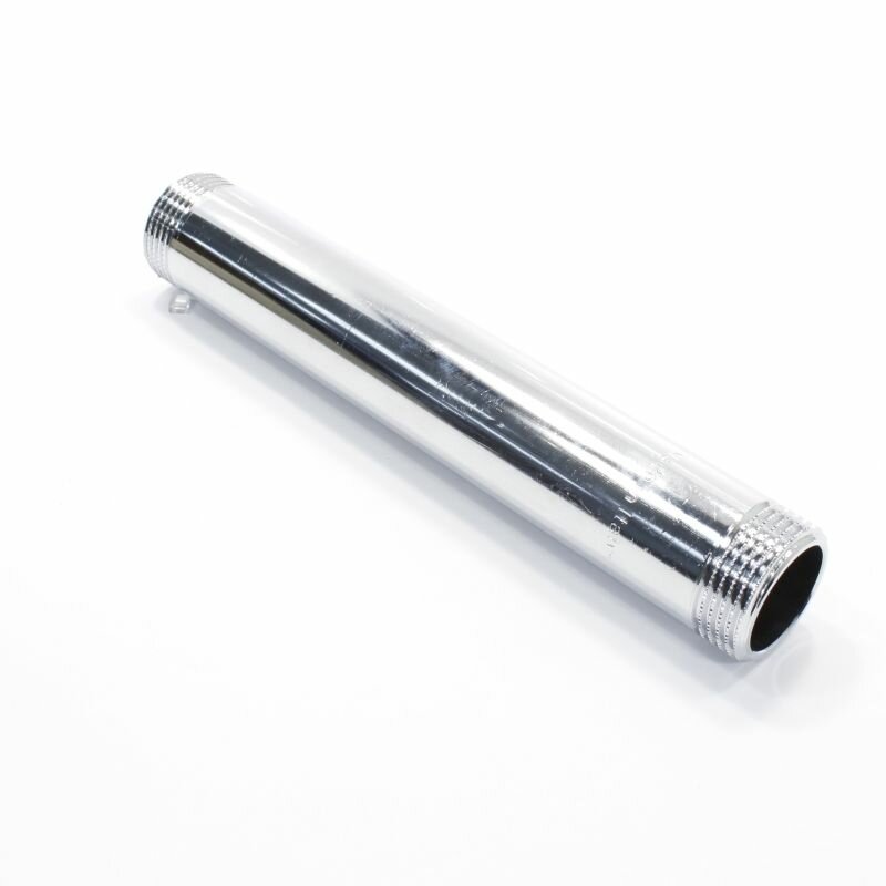 Удлинитель 1"-1", General Fittings 2600 43, резьба-резьба наружная, латунь (хром), L200