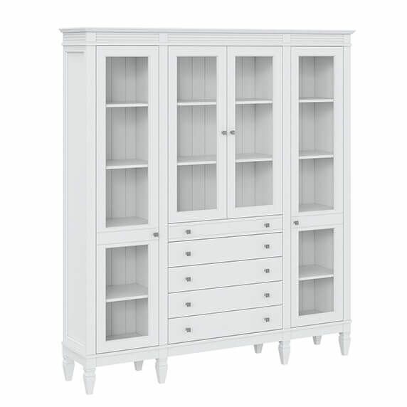 Стеллаж Кабинет Ольса 422/014 (белый лак)