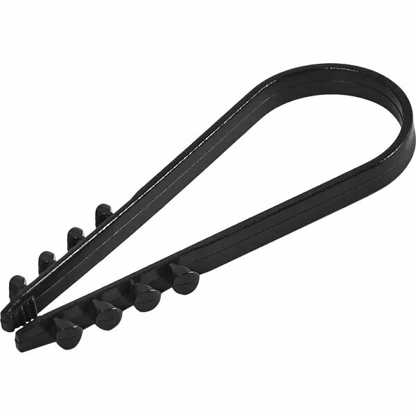 Дюбель-хомут Duwi ДХК 19-25 для круглого кабеля цвет черный 10 шт.