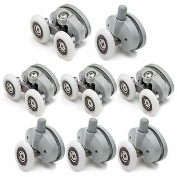 Комплект роликов в сборе для душевых кабин ST G-003-3 (набор 8 шт, 23 мм)