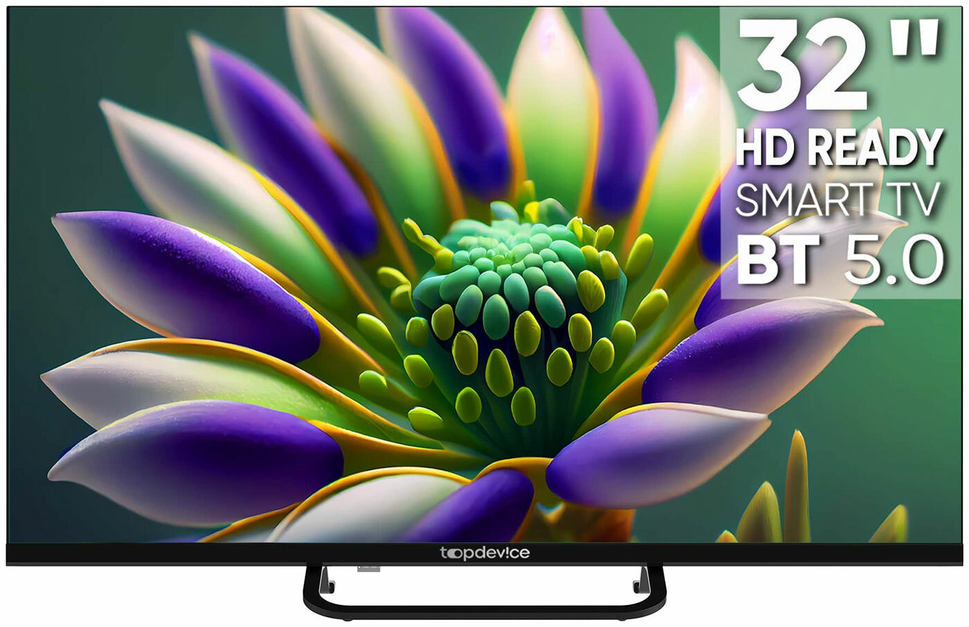 Телевизор Topdevice TV 32 FRAMELESS NEO CS04 (TDTV32CS04H_BK) черный