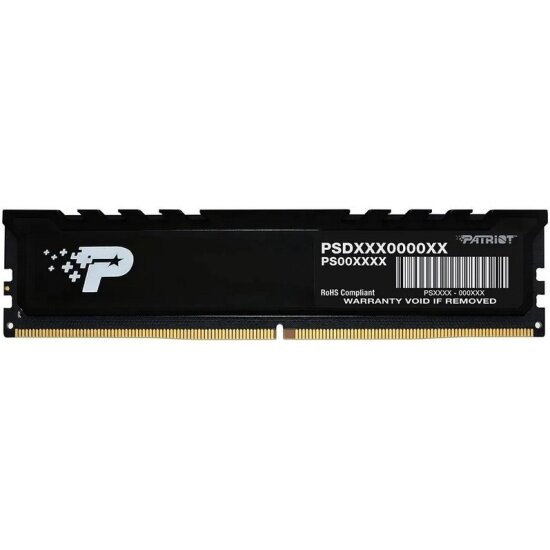 Оперативная память Patriot Memory SL Premium DDR5 16GB 5600MHz PC-44800 CL46 (PSP516G560081H1)