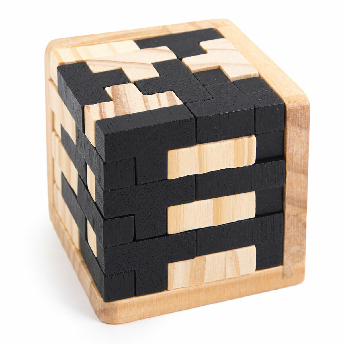 DELFBRICK DLS-19-HX34 Головоломка деревянная Тетрис 55 элементов развивающая конструкция