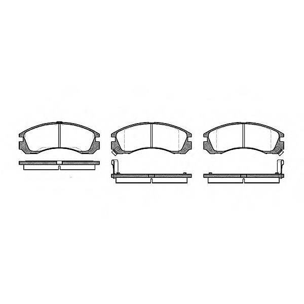 ROADHOUSE 235402 (425387 / 425388 / 425430) колодки торм. дисковые
