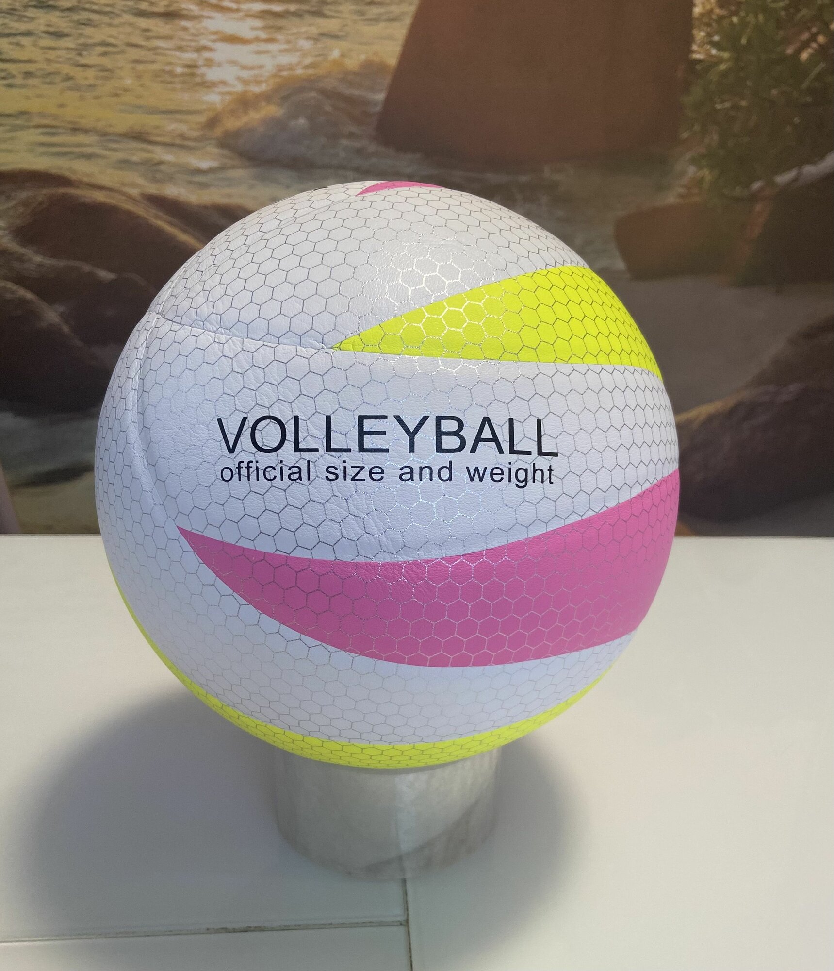 Мяч волейбольный (иск. кожа, размер 5)