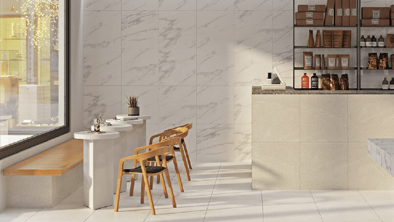 Керамогранит Dako Prime Белый 60x60 E-3040/MR/600x600 мрамор матовая морозостойкая