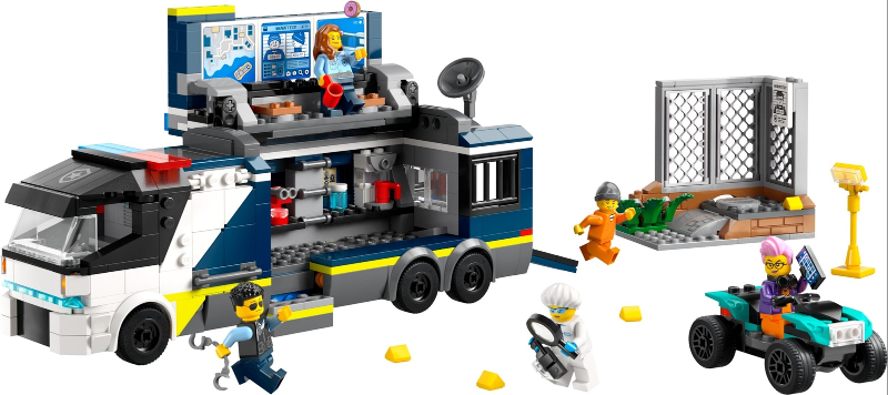 Конструктор LEGO City 60418 Полицейский грузовик криминальной лаборатории, 674 дет.