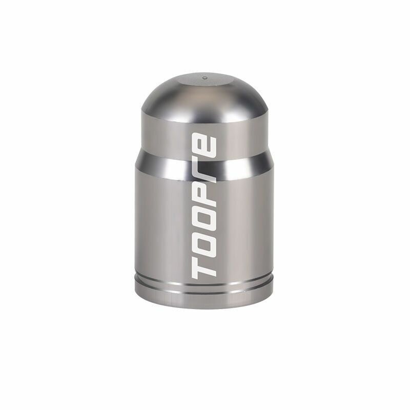 Колпачки на ниппель велосипеда, цвет серебристый, 2шт.