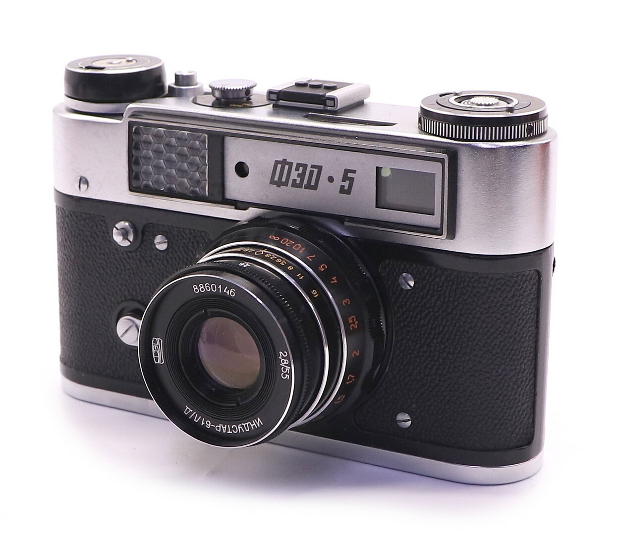 Фотоаппарат Фэд 5 + Индустар-61л/д (СССР, 1989)