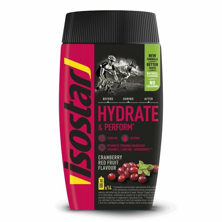 Напиток ISOSTAR Hydrate & Perform Клюква Antioxidants 400гр,