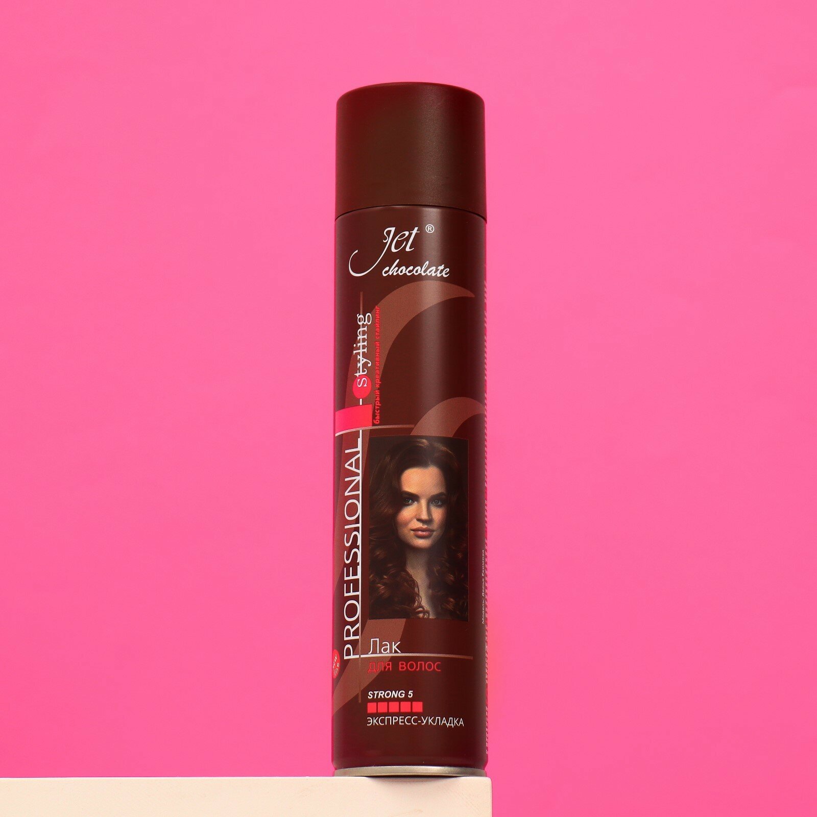 Лак для волос Jet chocolate Strong maxi «Экстра сильная фиксация», 300 мл