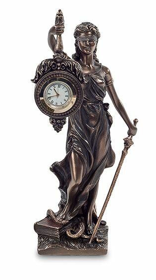 Статуэтка-часы "Фемида" 18см