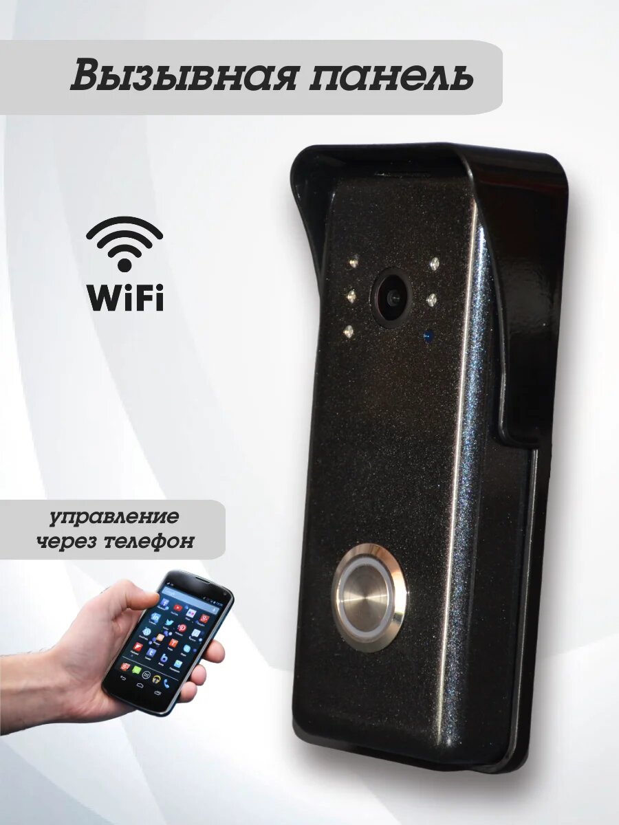 Вызывная Wi-Fi панель KubVision для умного дома