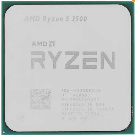Процессор AMD Ryzen 5 3500 (100-000000050) OEM - AM4, 6 х 3.6 ГГц, L2 - 3 МБ, L3 - 16 МБ, 2хDDR4-3200 МГц, TDP 65 Вт