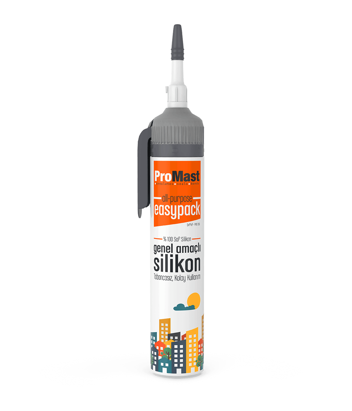 Универсальный силиконовый герметик ProMast All Purpose, с автоподачей