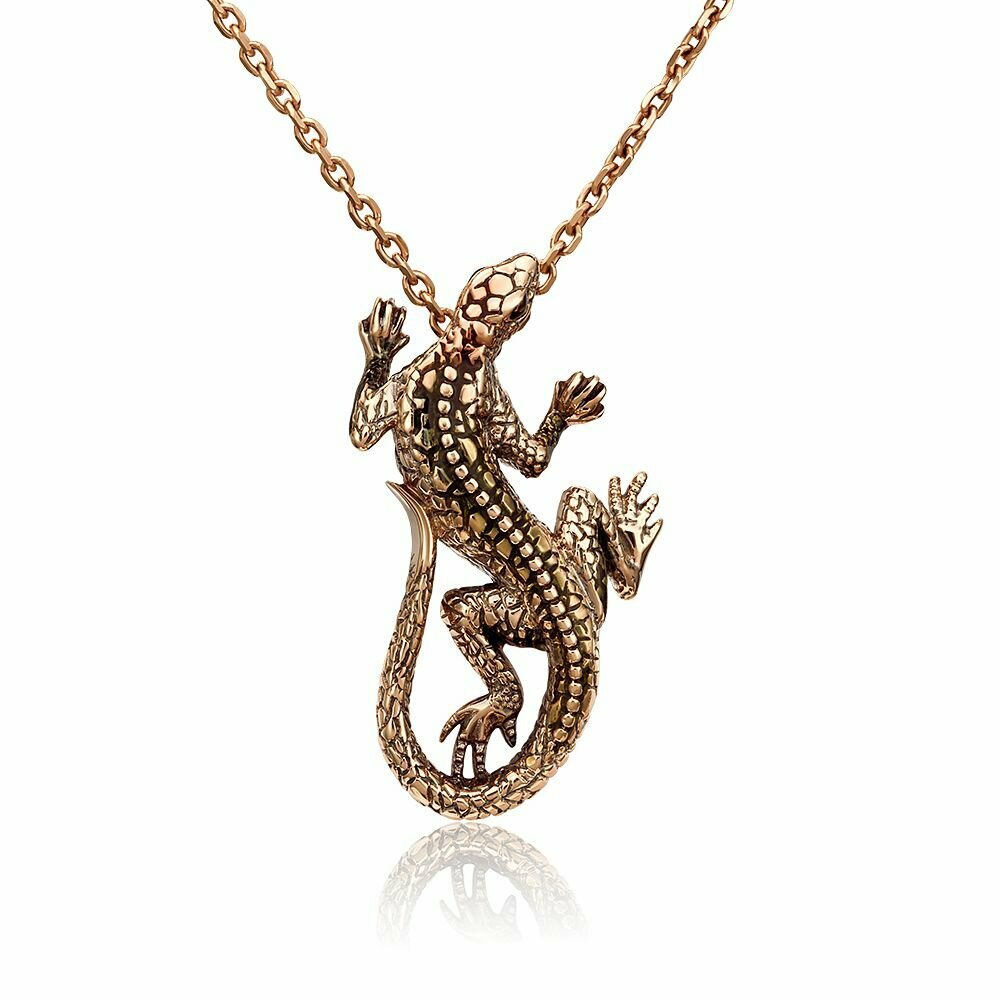 Подвеска, красное золото, 585 проба, эмаль