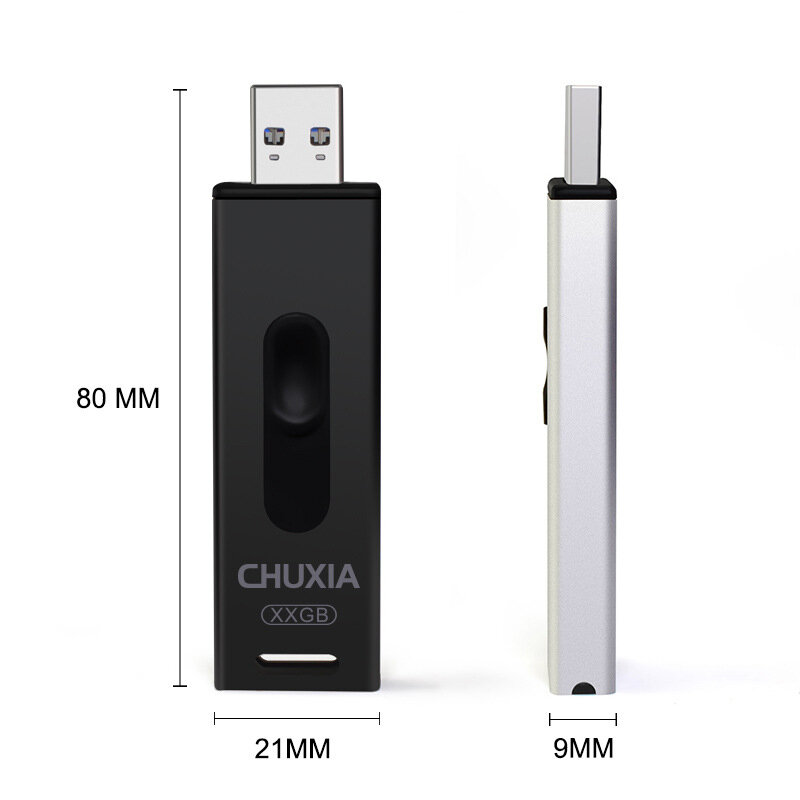 USB3.0 высокоскоростная дисковая дисковая флешка 128G/256G