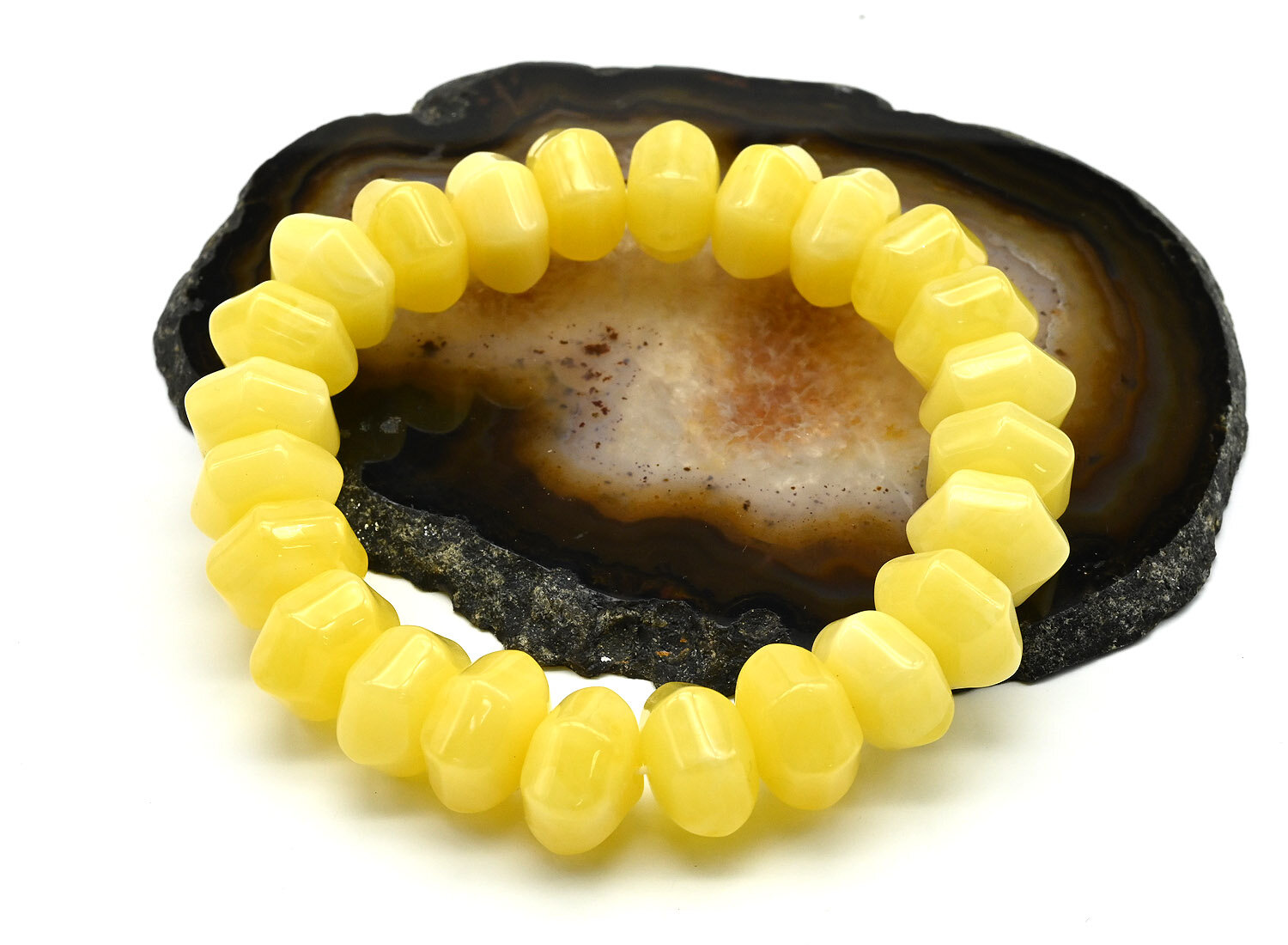 Браслет, янтарь