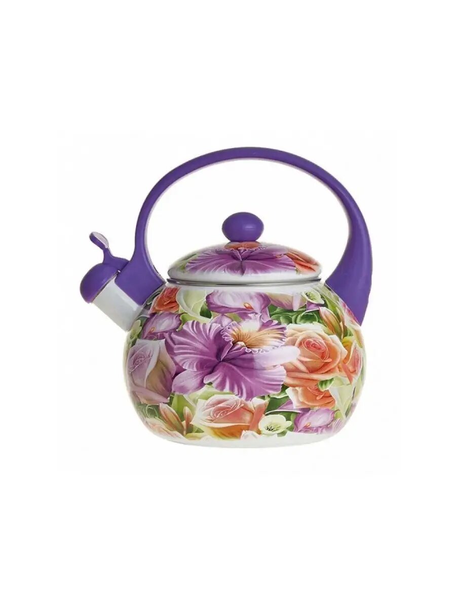 Чайник для плиты эмалированный