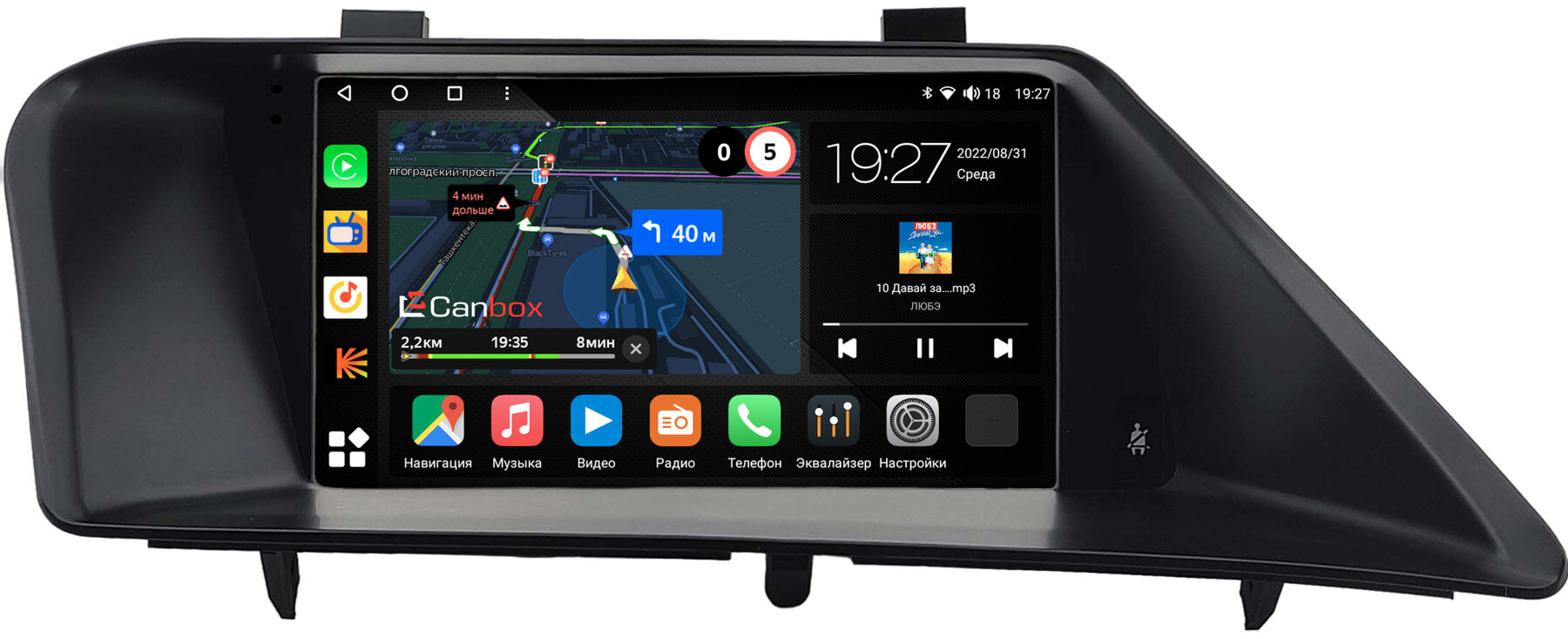Штатная магнитола Canbox M-Line 4542-9-2225 Lexus RX 270, RX 350, RX 450h 2008-2015 (вид 3, тип D, сенсорные кнопки джойстика, can BSJ) Android 10 (4G