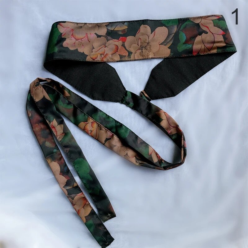 Женский атласный пояс Оби 1