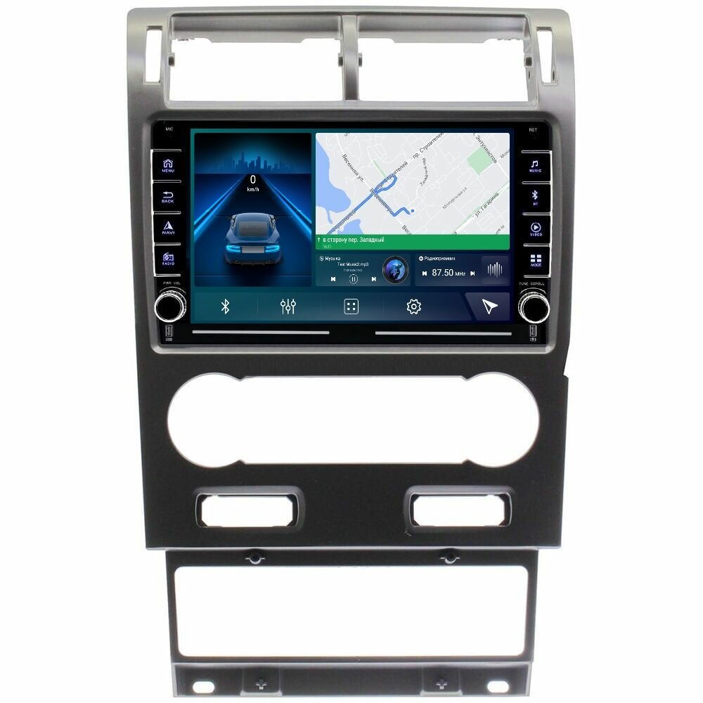 Магнитола R320 Ford Mondeo 3 2003-2007 с Android 13, 4/64Gb память, 8 ядерный процессор, Carplay, DSP, 4G модем (Sim)