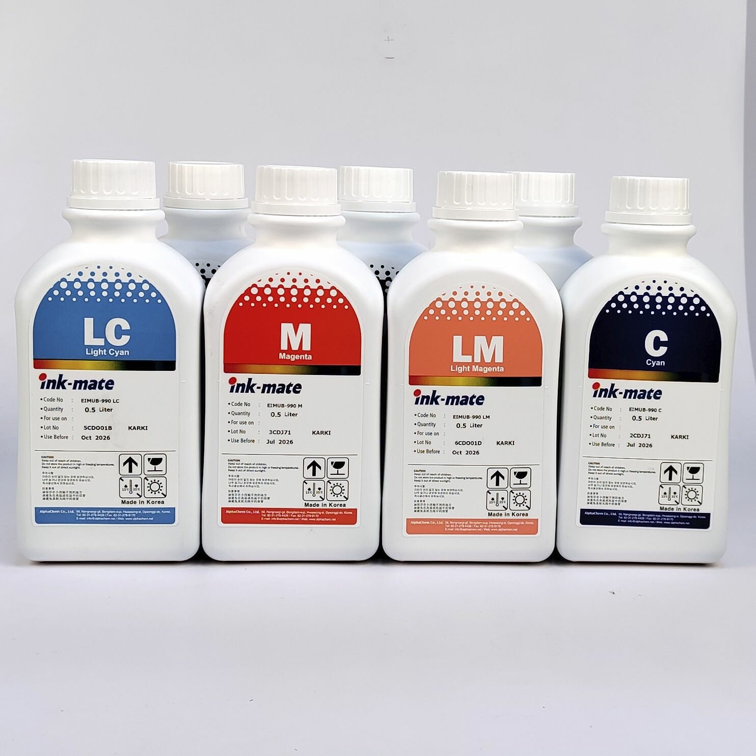 Чернила Ink-Mate для EPSON Stylus Pro 4000, 7600, 9600 для UltraChrome K3, EIM-990 пигментные 7 цветов по 500мл