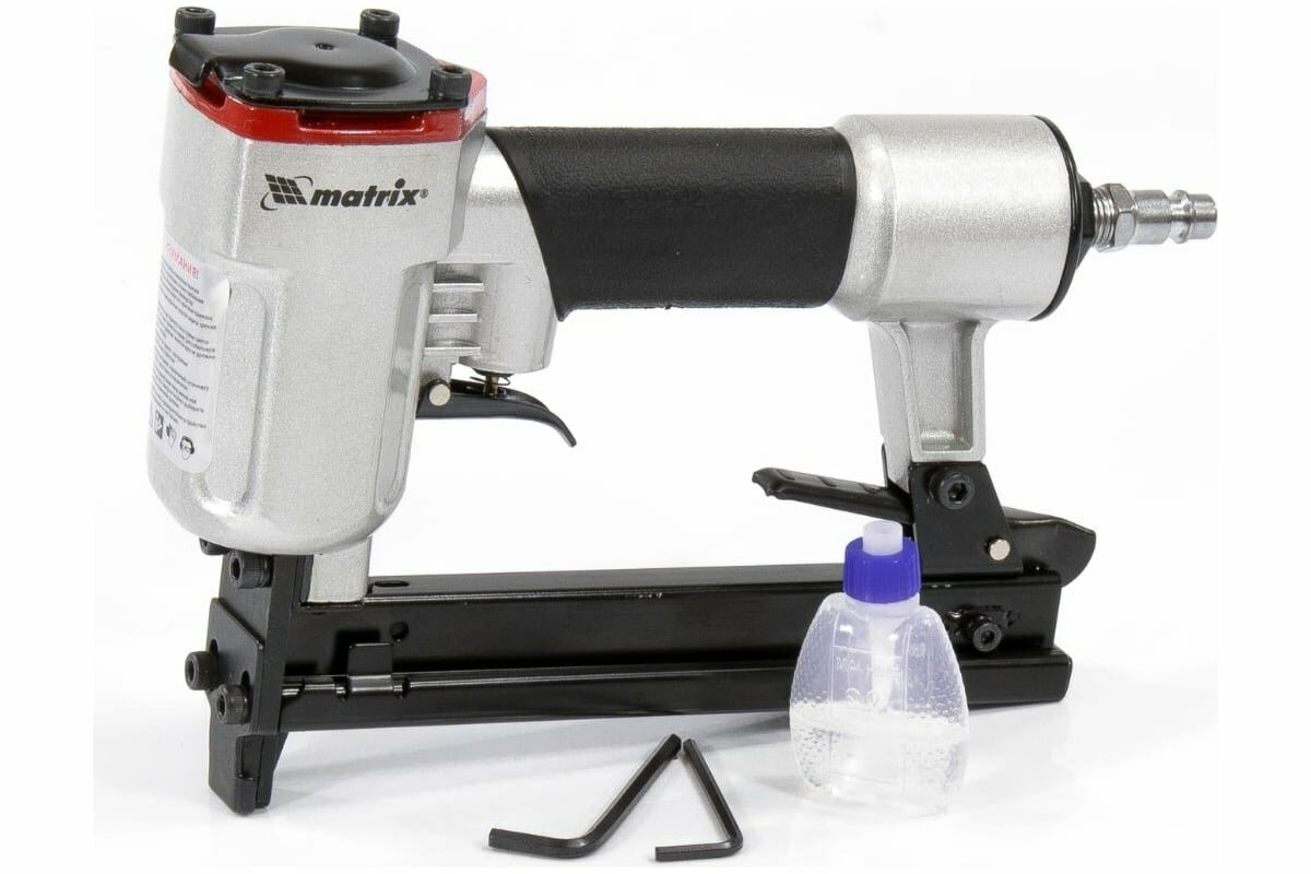 Пневматический степлер MATRIX 57420 для крепежа скобами и обивки материалов для мебели