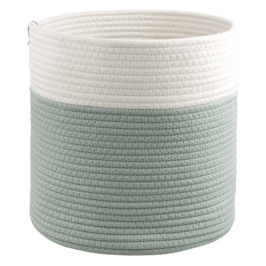 Корзина для хранения Bergenson Bjorn Ciary 30х30 см, бежево-оливковая, премиум качество