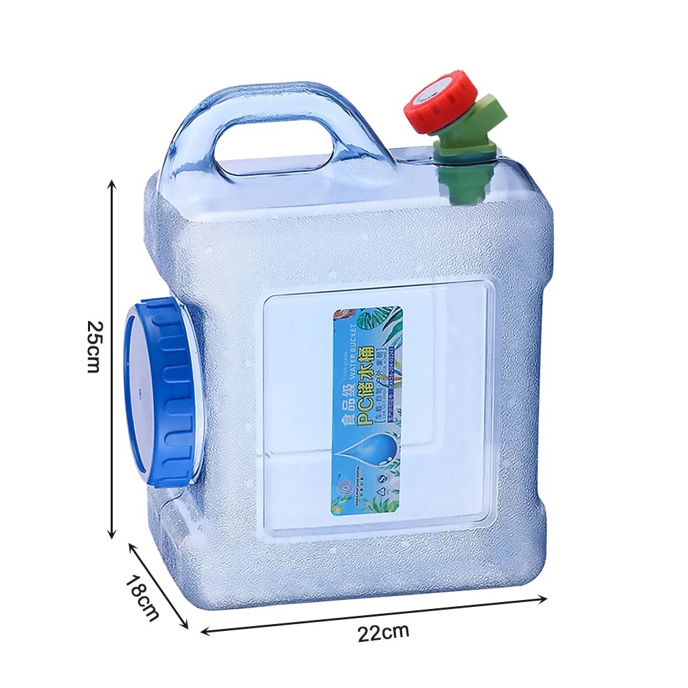 Ведро для воды 10 л, синее, 8L