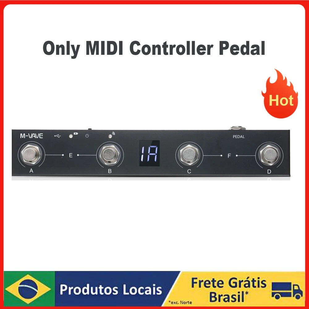 M-VAVE Шоколадный MIDI-контроллер BT 4-кнопочный M-VAVE Controller