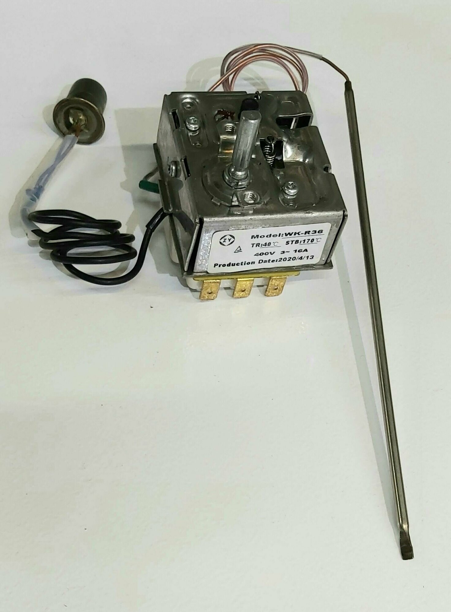 Терморегулятор/защитный термостат водонагревателя, бойлера, электрокотла 40/170С