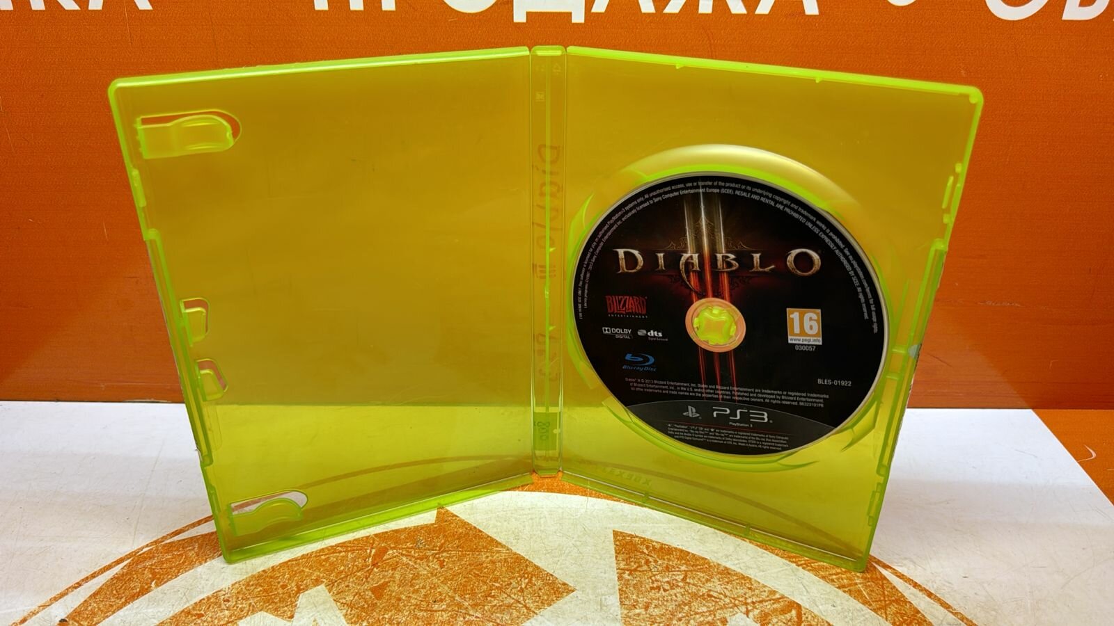 Диск PS3 Diablo 3