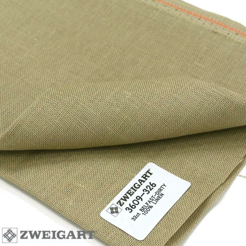Канва для вышивания Zweigart 3609/326 Belfast 32 (36х46) грязный лен