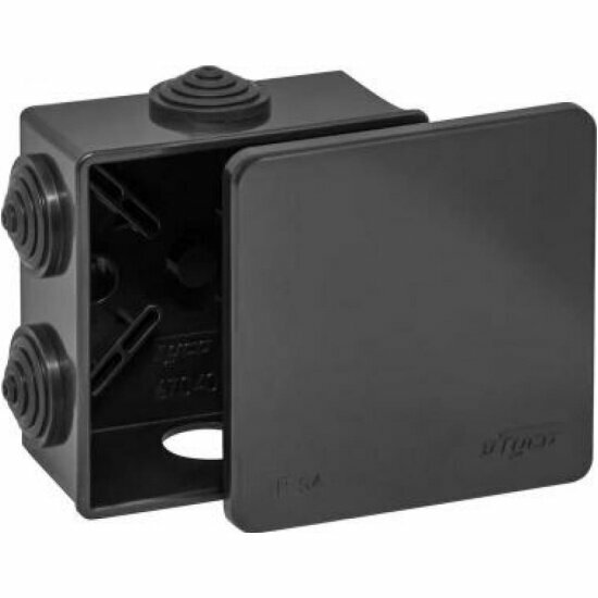 Коробка распределительная Ruvinil ОП 85х85х40мм УХЛ1 IP54 черн. 67040Ч