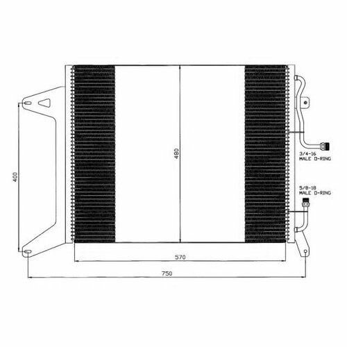 Радиатор кондиционера Nrf 35451