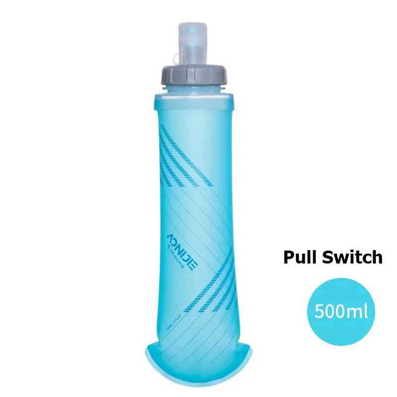 AONIJIE фляга для воды 500 мл, голубая, Pull Switch