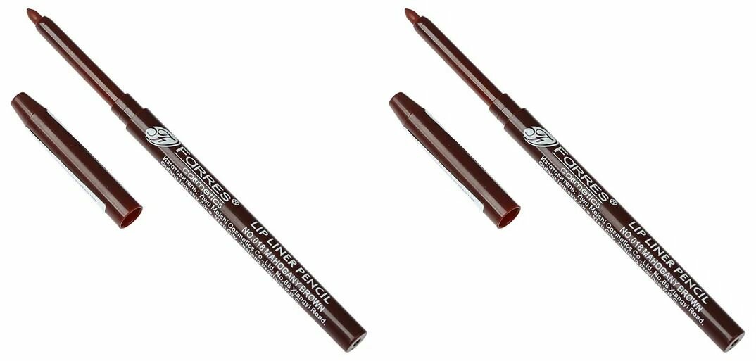 Farres Карандаш автоматический оттенок 18, красное дерево, 2 шт