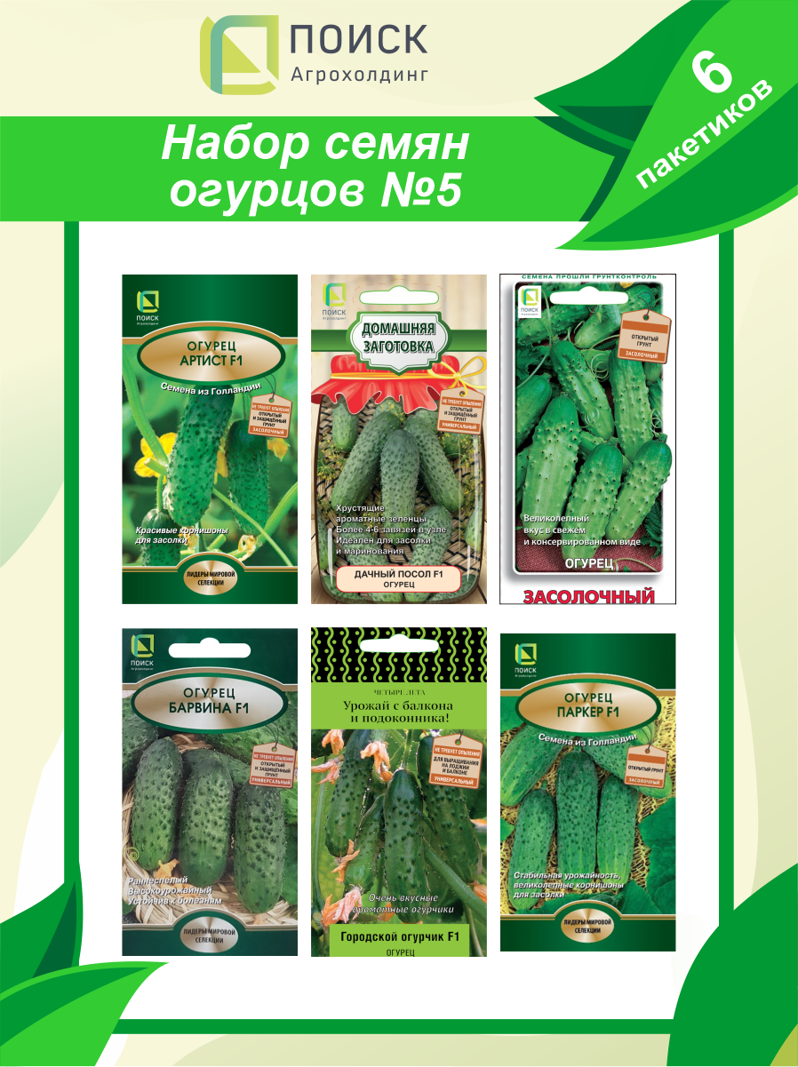Набор семян Поиск огурцов N5 / Семена огурцов