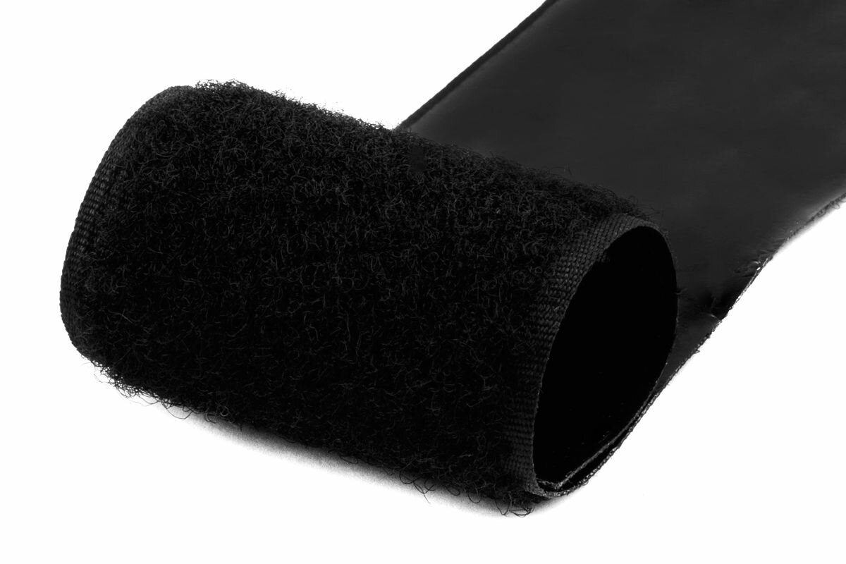 Липучка лента "Gamma" с липким слоем 50 мм LG-50LS 25 м черный петля